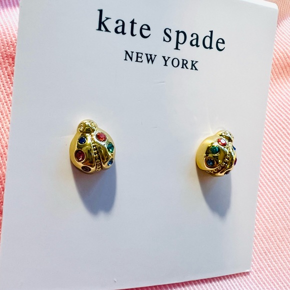 kate spade | Jewelry | 48 Kate Spade Nature Walk Ladybug Stud Earrings ...